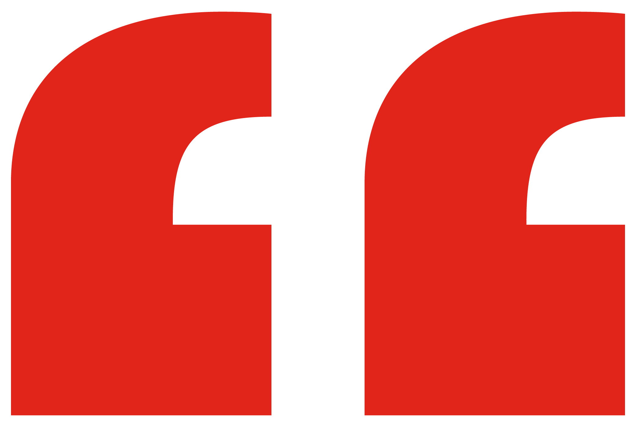 Upside Down Red Comma Logo